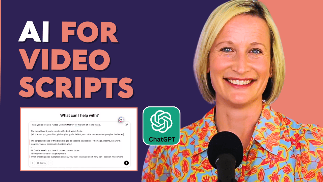 How to Use AI to Generate Video Scripts and Content Ideas | Advisor Video Marketing
